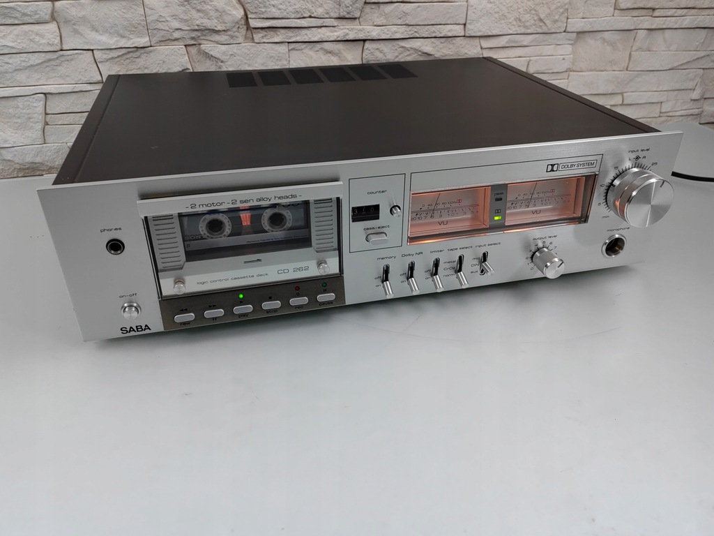 SABA CD-262 Piękny magnetofon kasetowy vintage - 13494464581 ...
