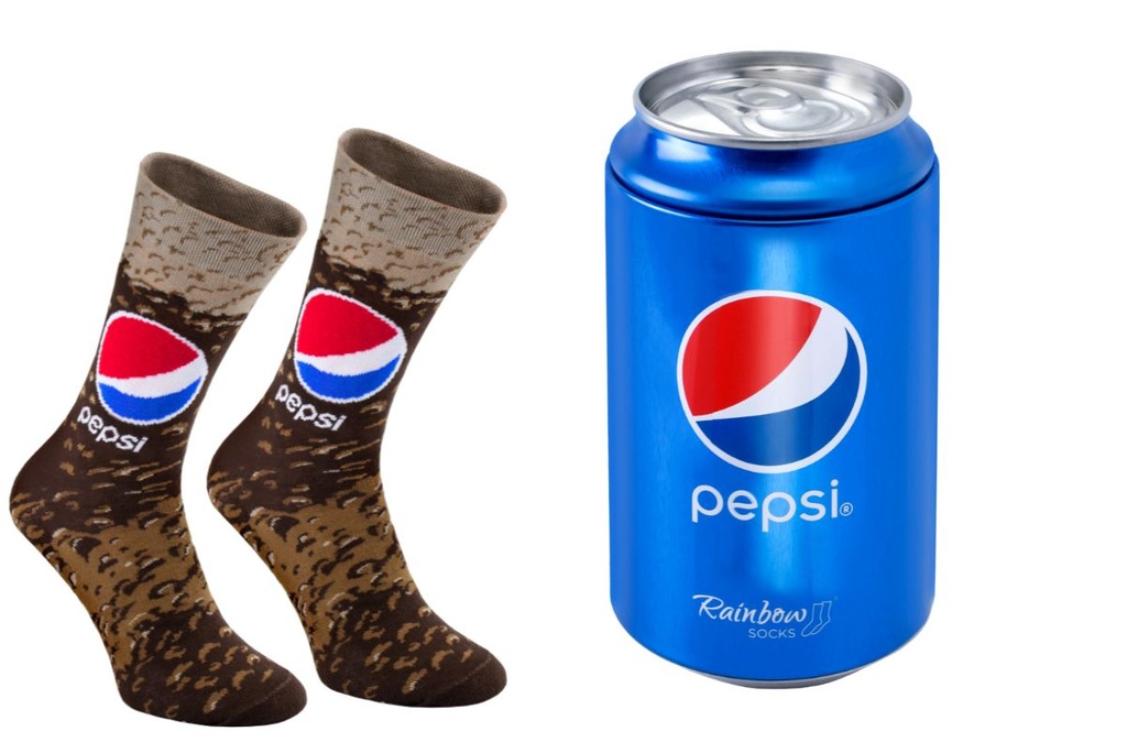 Pepsi x Rainbow Socks 1 Para Skarpetki w Puszce - 10651939022 ...