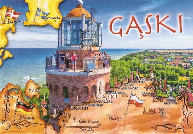 GĄSKI - LATARNIA + MAPA i MORZE BAŁTYCKIE - 2020R - 9270841800 ...