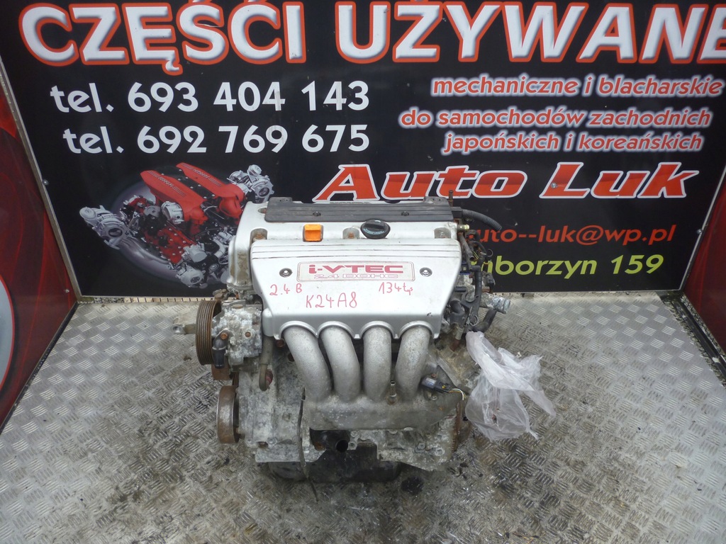 SILNIK HONDA 2.4B K24A8 134 TYS - 12906451739 - oficjalne archiwum Allegro