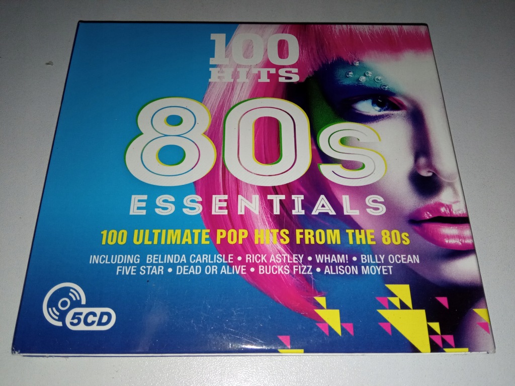100 hits - 80s essentials (5cd) wham! bangles bros - 12206262432 ...