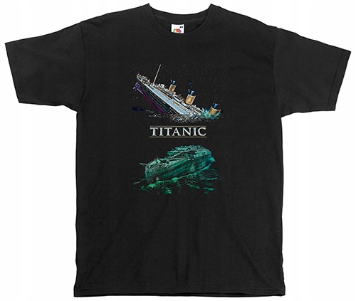 koszulka titanic titanik tytanik statek kapitan - 8999471521 ...