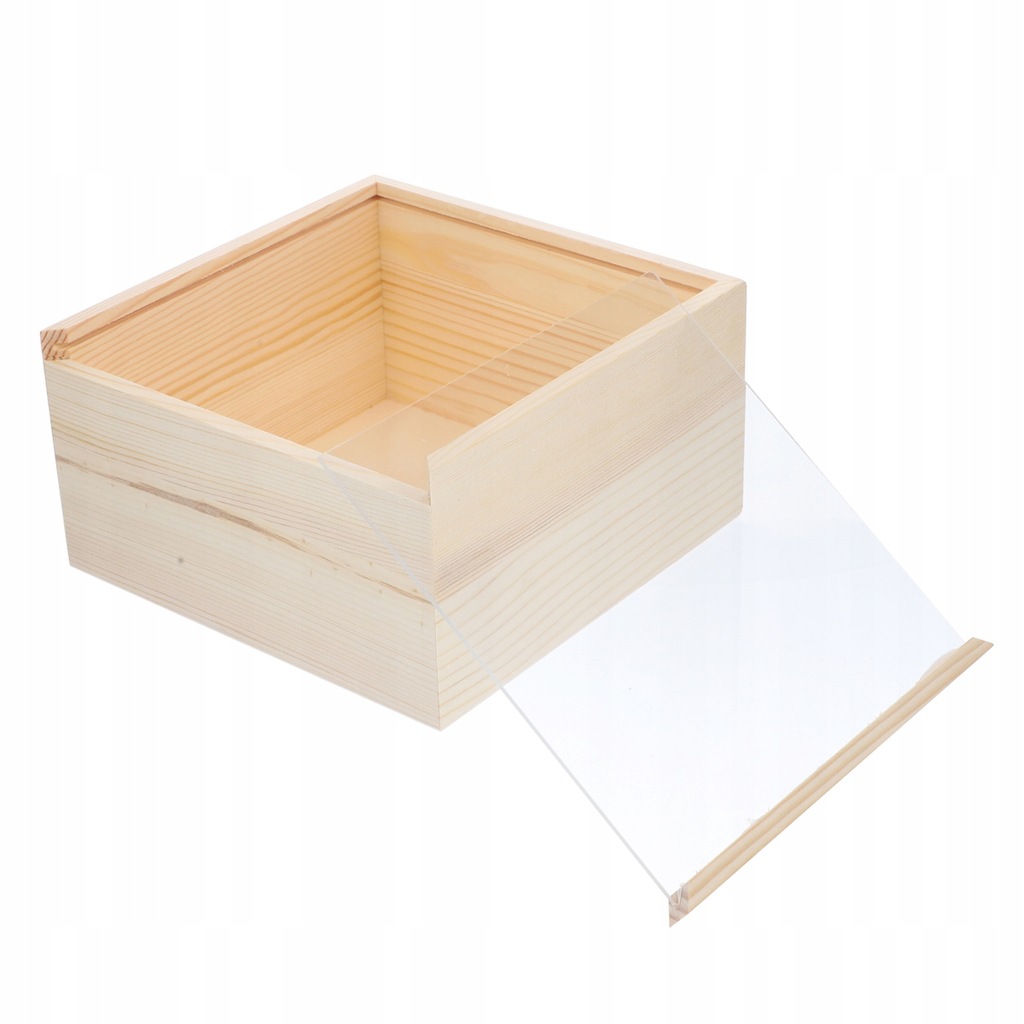 WOOD CRATES UNFINISHED TIP JAR WOODEN ACRYLIC - 14372991934 - oficjalne ...