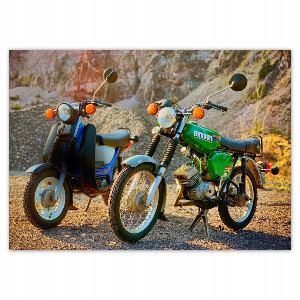 Plakat Naklejka 70x50 Motorower SIMSON Simsonek - 10495845893 ...