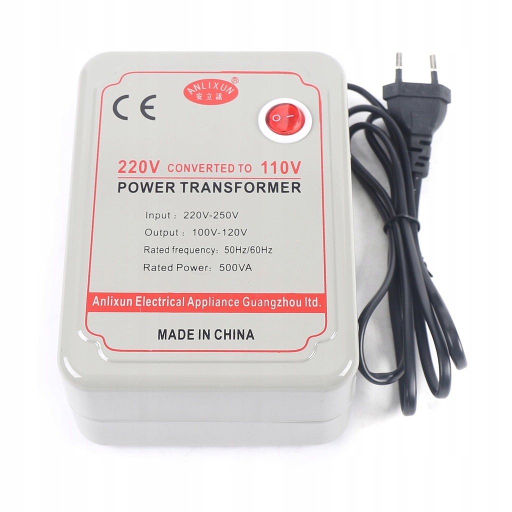 500W Transformator 220V-250V Do 110V-120V - 12882740429 - oficjalne ...