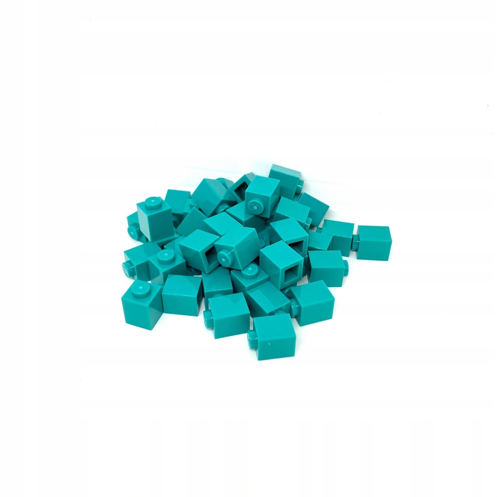 LEGO 6213776 TURKUSOWY KLOCEK CEGIEŁKA 1X1 120SZT. - 12571132810 - oficjalne archiwum Allegro
