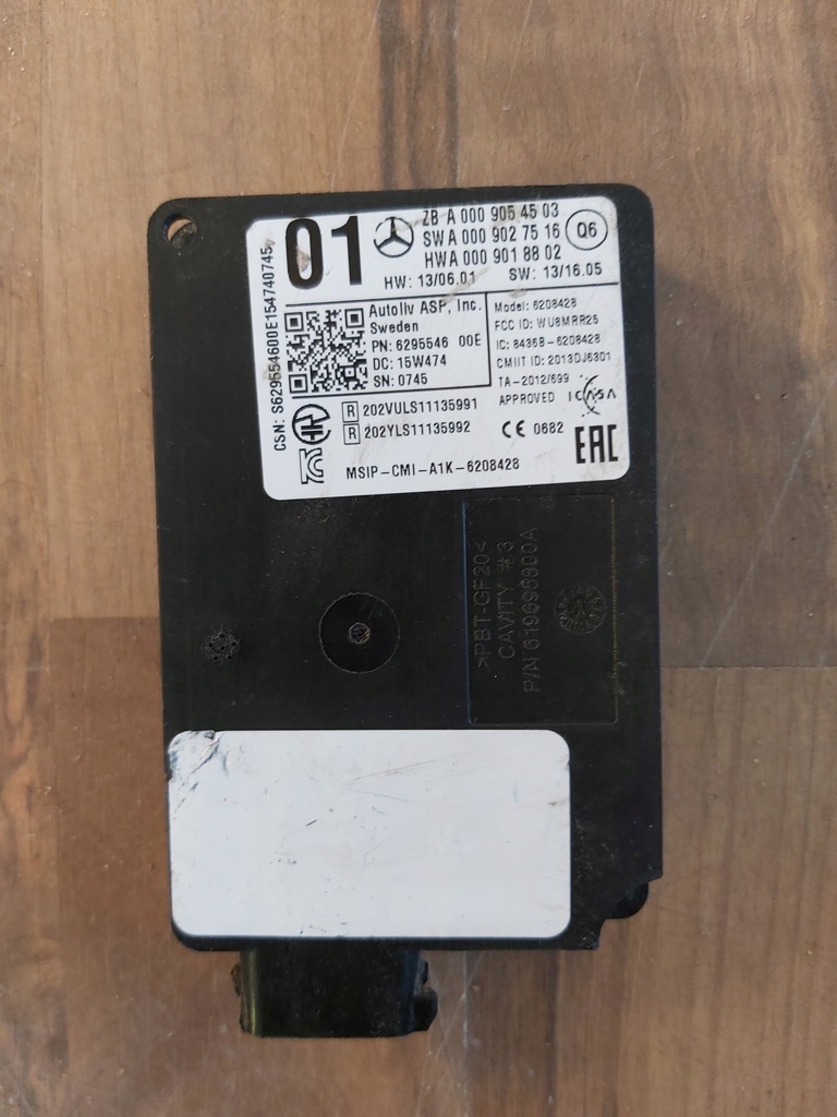 Radar sensor Mercedes W212 W205 W166 0009057502 - 8862292153 ...