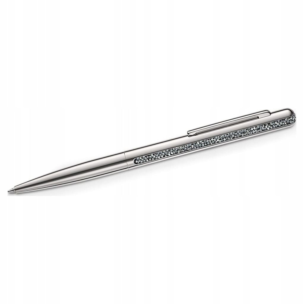 Długopis Swarovski Crystal Shimmer Chromowany kolor srebra Kryształki ...