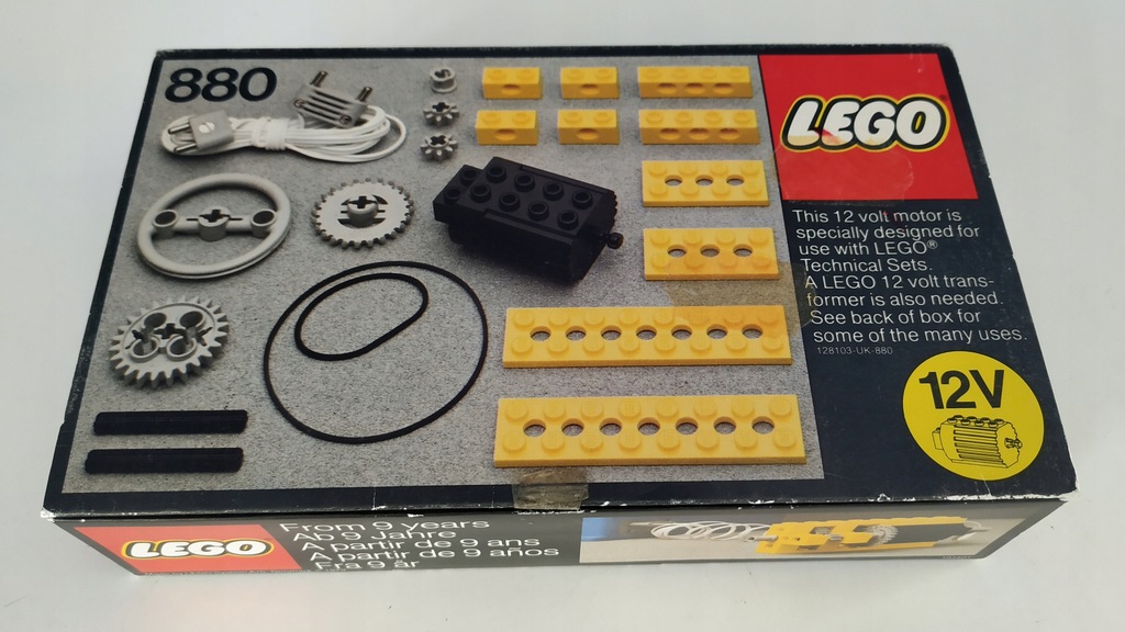 LEGO Technic 880 12V Motor - 12678233896 - oficjalne archiwum Allegro