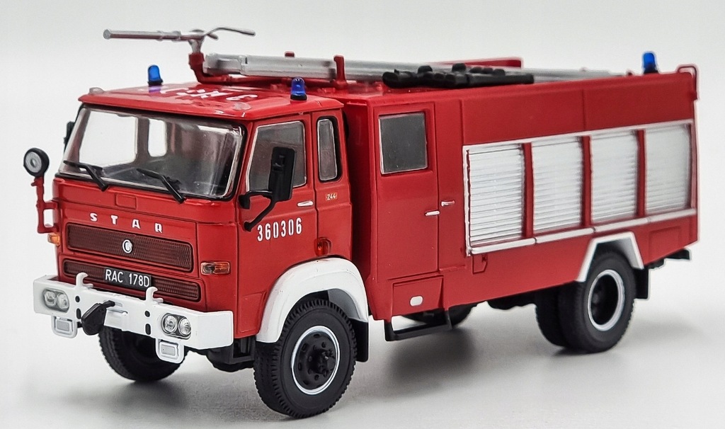 1:43 DeA Star 244/Jelcz 005 straż pożarna Polska BCM! - 16218693659 ...