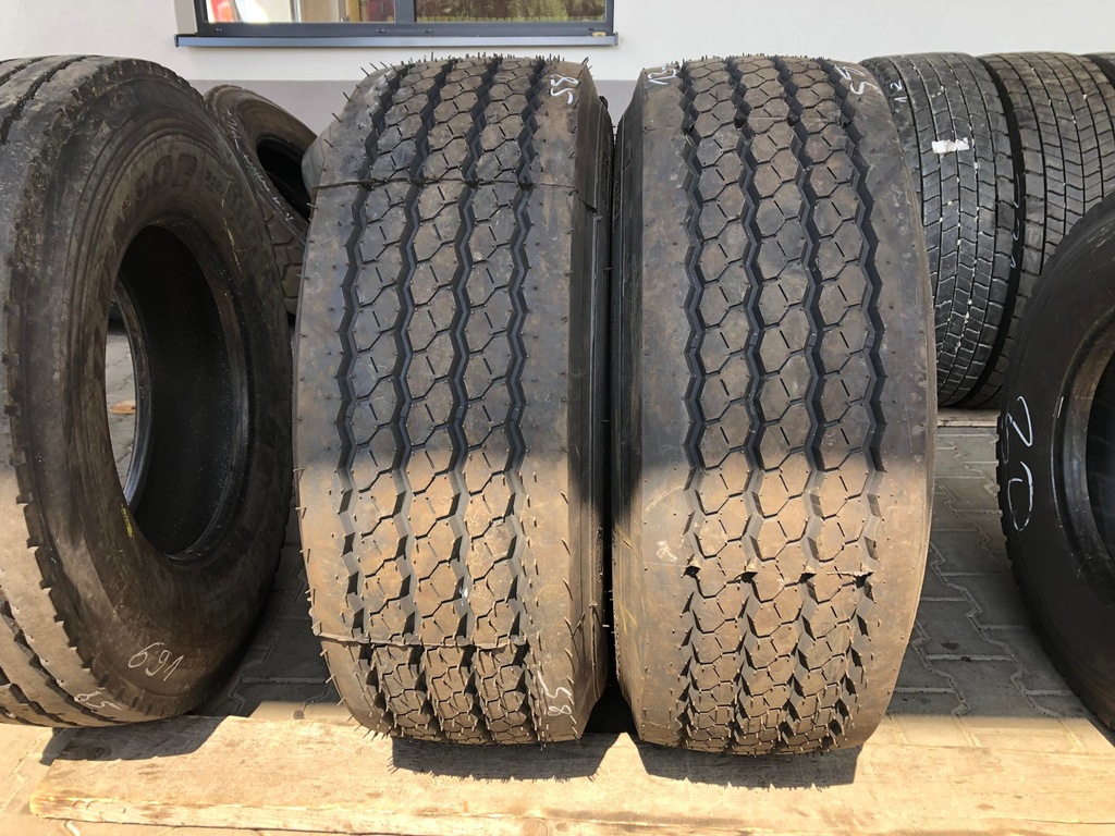 385/65R22.5 Opony Bieżnikowane Naczepa STAN 100% ! - 12356493860 - oficjalne archiwum Allegro