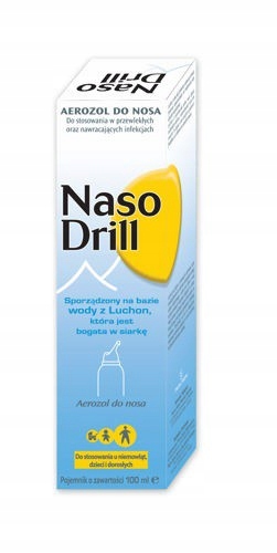 NASODRILL SPRAY D/NOSA - 100 ML WODA MORSKA - 7778727231 - oficjalne archiwum Allegro