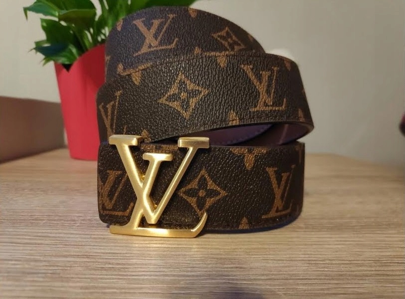 NOWY PASEK DAMSKI LOUIS VUITTON LV MONOGRAM - 11222511976 - oficjalne ...