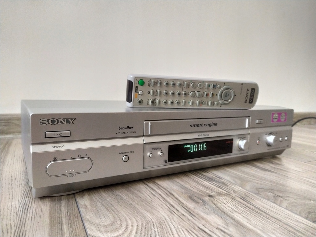 Sony SLV-SE840 VHS LP/SP/SmartLink/NTSC PILOT - 12193097993 - oficjalne archiwum Allegro