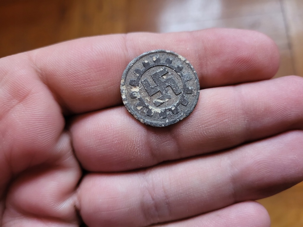 III Rzesza SS Marka Obozowa Swastyka RZADKA Obóz Pracy Koncetracyjny ...