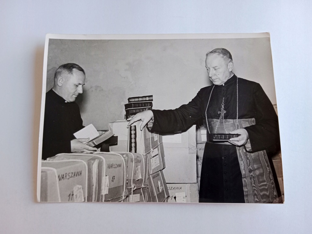 ZDJĘCIE KARDYNAŁ PREZBITER STEFAN WYSZYŃSKI, PRYMAS POLSKI 956 A ...