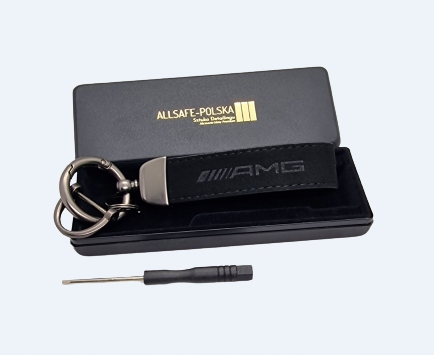 Brelok Skóra MERCEDES AMG *ALCANTARA* Premium Line - 13783261548 ...