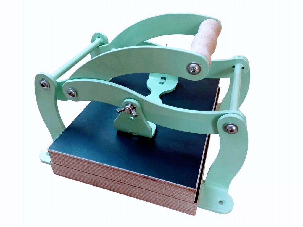 Prasa ręczna Józef Klemens do linorytu drzeworytu drukarska format A4 ...