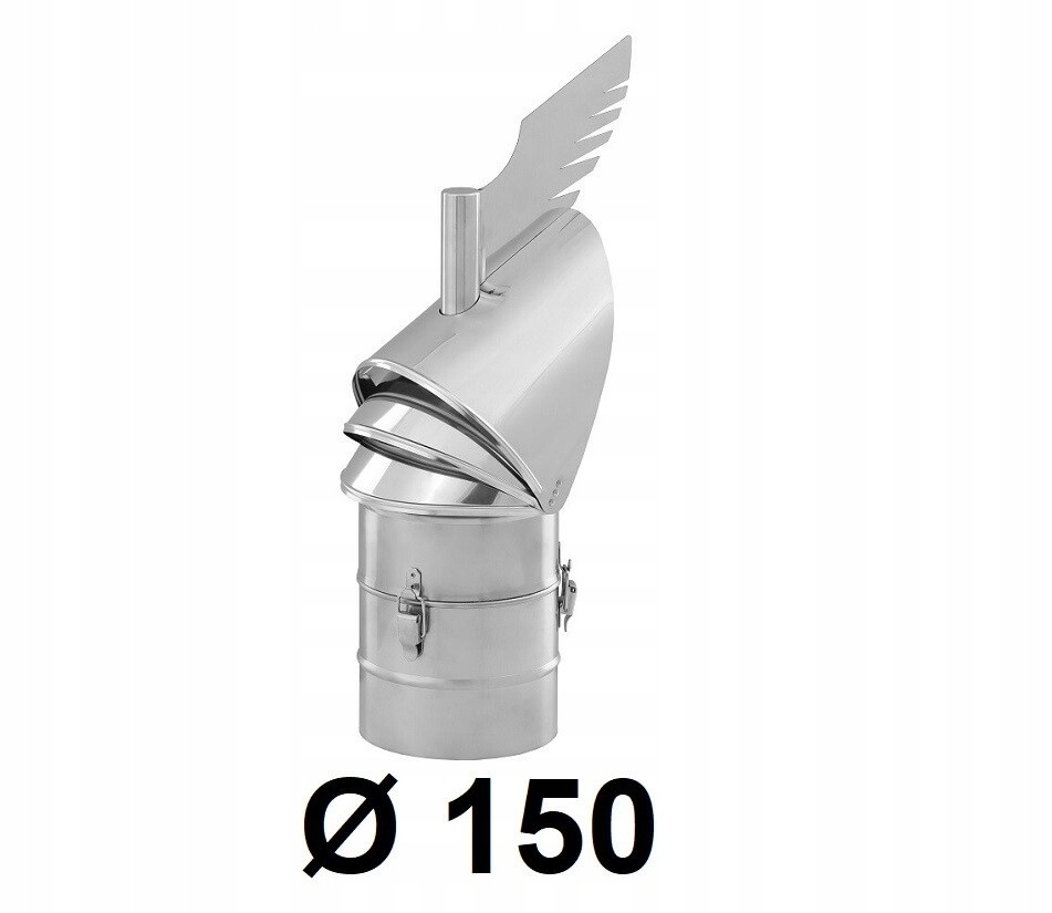 Nasada na komin dymowy 150 mm - 11574386475 - oficjalne archiwum Allegro
