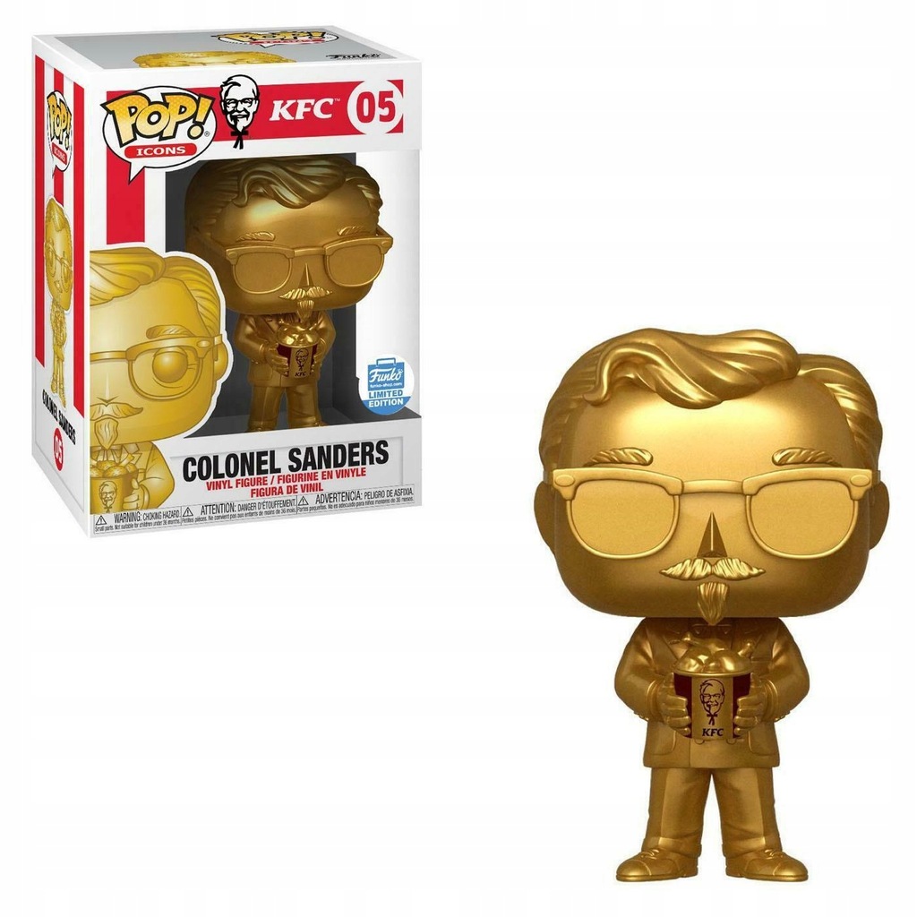 FUNKO POP KFC COLONEL SANDERS GOLD 05 FUNKO SHOP - 10680039373 ...