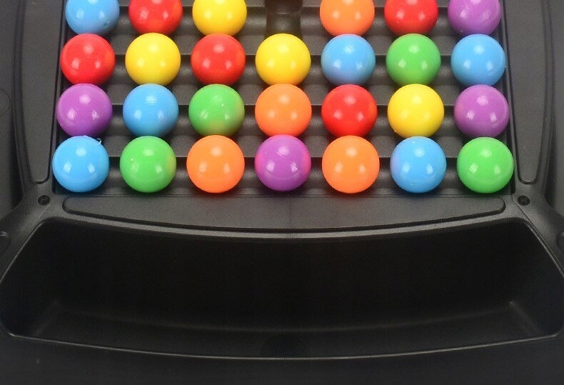 KULKI GRA LOGICZNA STOŁOWA RODZINNA KULECZKI PIŁKI - 12697155941 ...