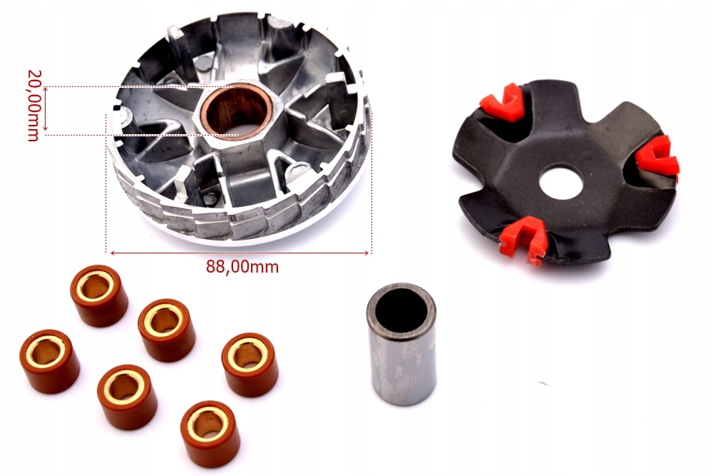 Wariator KPL Skuter 4T Tuning - 7888040078 - oficjalne archiwum Allegro