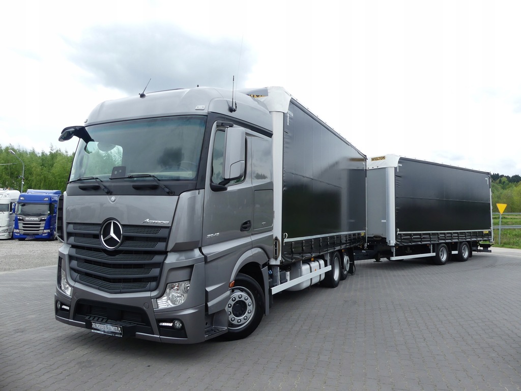 Mercedes-Benz ACTROS 2545 MP4 / EURO 6 / ZESTAW TANDEM 7,70+7,70 / - 15826328461 - oficjalne ...