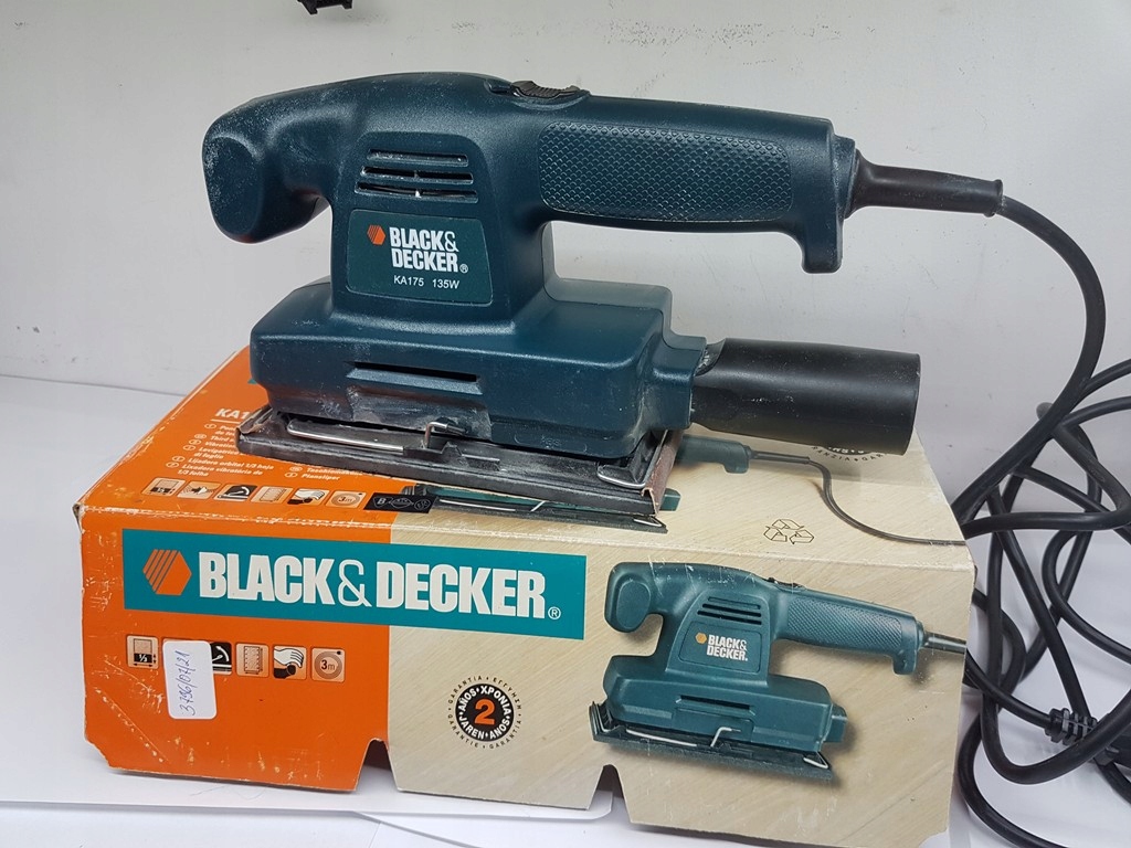 SZLIFIERKA OSCYLACYJNA BLACK&DECKER KA175 135W - 10992971500 - oficjalne archiwum Allegro