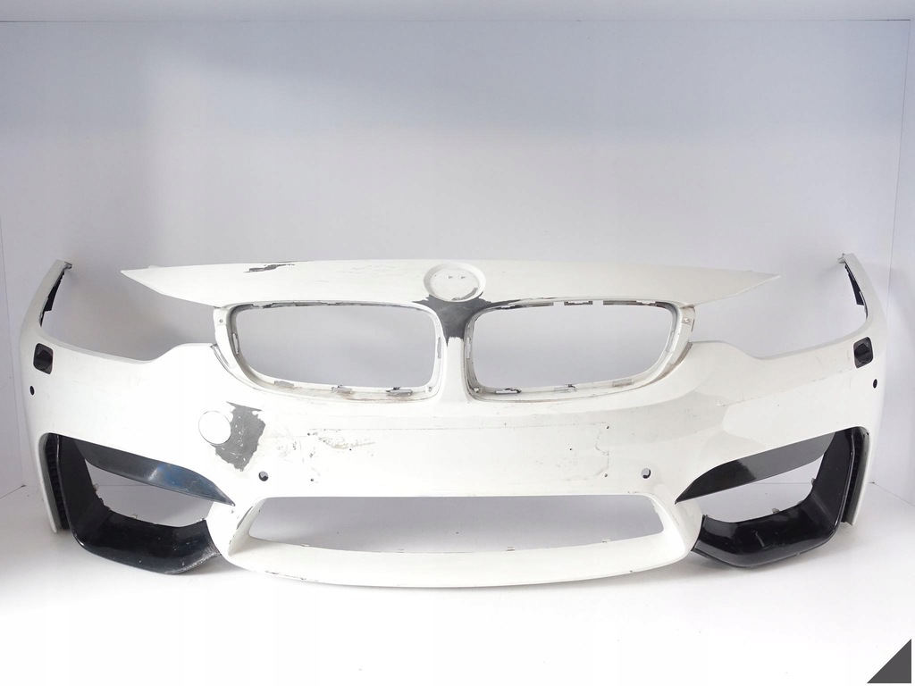 BMW M4 F82 F83 M3 F80 M-POWER ZDERZAK PRZÓD (SPRYSKIWACZE + 4x PDC ...