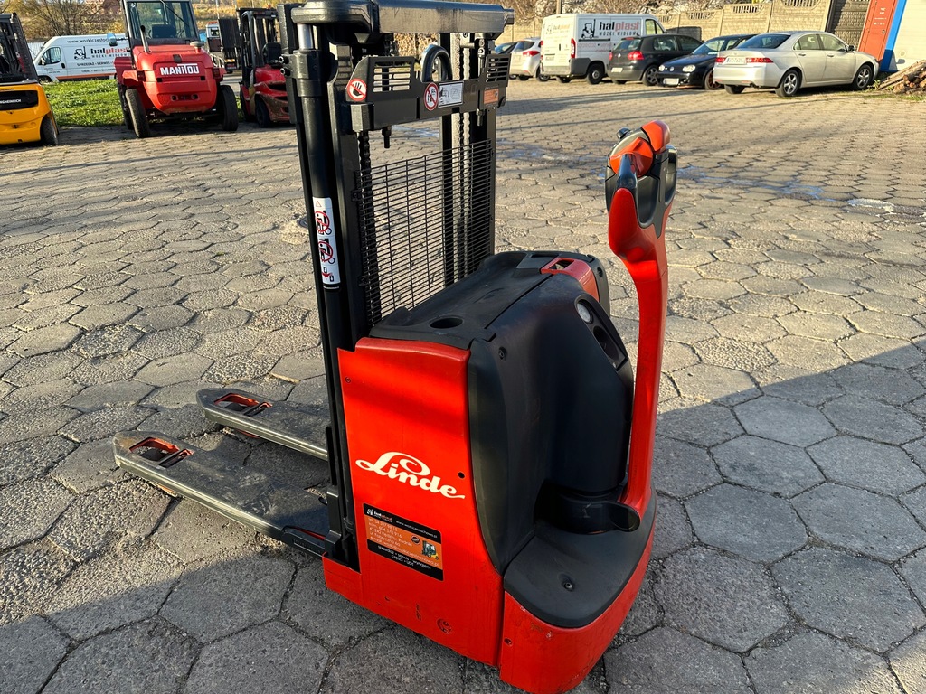 WÓZEK PALETOWY LINDE D08 L12 L10 . ROK 2017 - 14655469436 - oficjalne archiwum Allegro