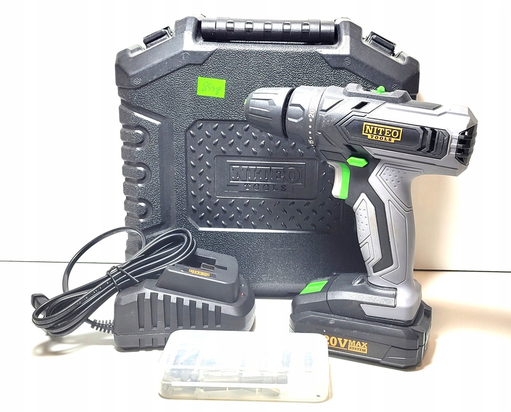 Wkrętarka akumulatorowa Niteo Tools 20 V - 13155831733 - oficjalne archiwum Allegro