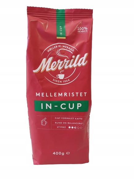 Kawa MERRILD IN CUP 400 g Mielona WYPRZEDAŻ - 11661216850 - oficjalne ...