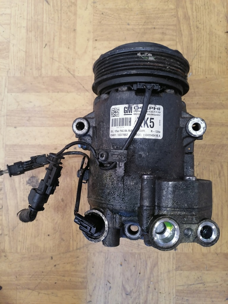 OPEL ASTRA J 1.4 SPRĘŻARKA KLIMATYZACJI 13377057 - 11026614197 ...