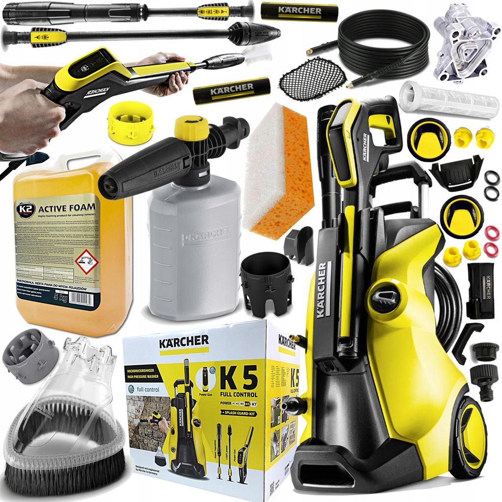 KARCHER MOCNA MYJKA CIŚNIENIOWA K5 SPLASH CAR PRO - 8107807597 - oficjalne archiwum Allegro