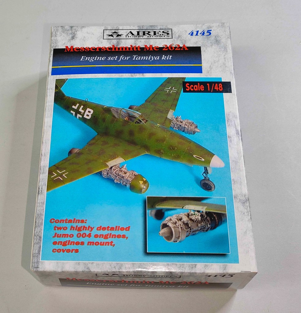 Messerschmitt Me 262A Engine Set AIRES 4145 1/48 - 16850260167 - oficjalne archiwum Allegro