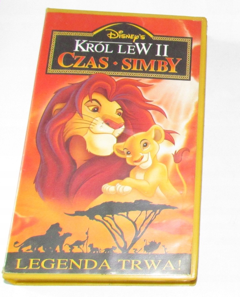 Król Lew 2 Czas Simby kaseta wideo video VHS DISNEY legenda trwa ...