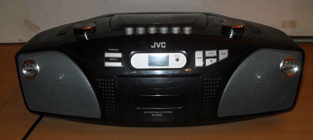 BOOMBOX JVC RC-EZ31B CD + RADIO + KASETA - 13238233498 - oficjalne ...