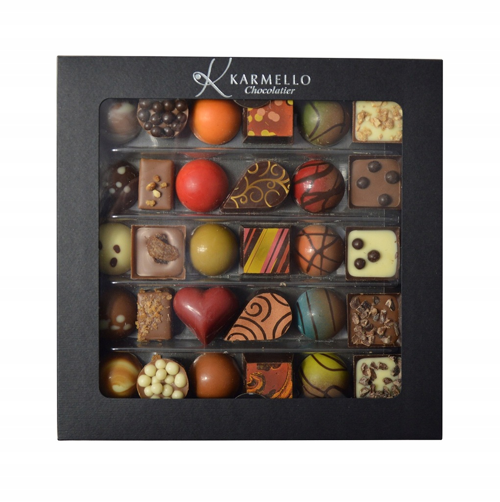 Czekoladki KARMELLO STANDARD bombonierka 195g - 13258090816 - oficjalne archiwum Allegro