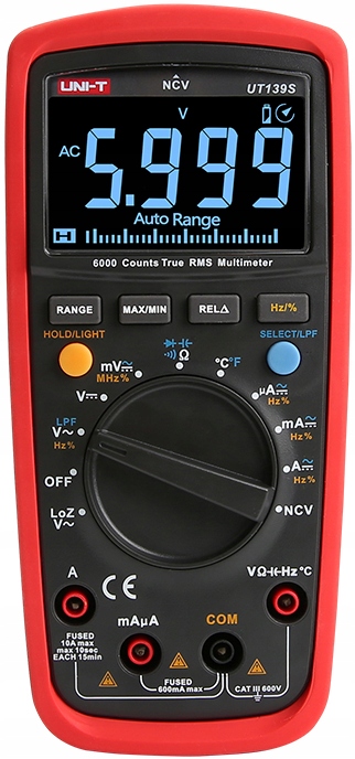 Miernik multimetr uniwersalny UNI-T UT139S UT-139S - 7449656113 - oficjalne archiwum Allegro