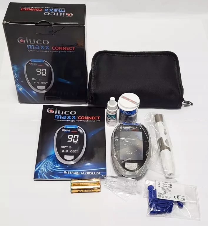 GLUKOMETR GLUCOMAXX CONNECT - 12661019094 - oficjalne archiwum Allegro