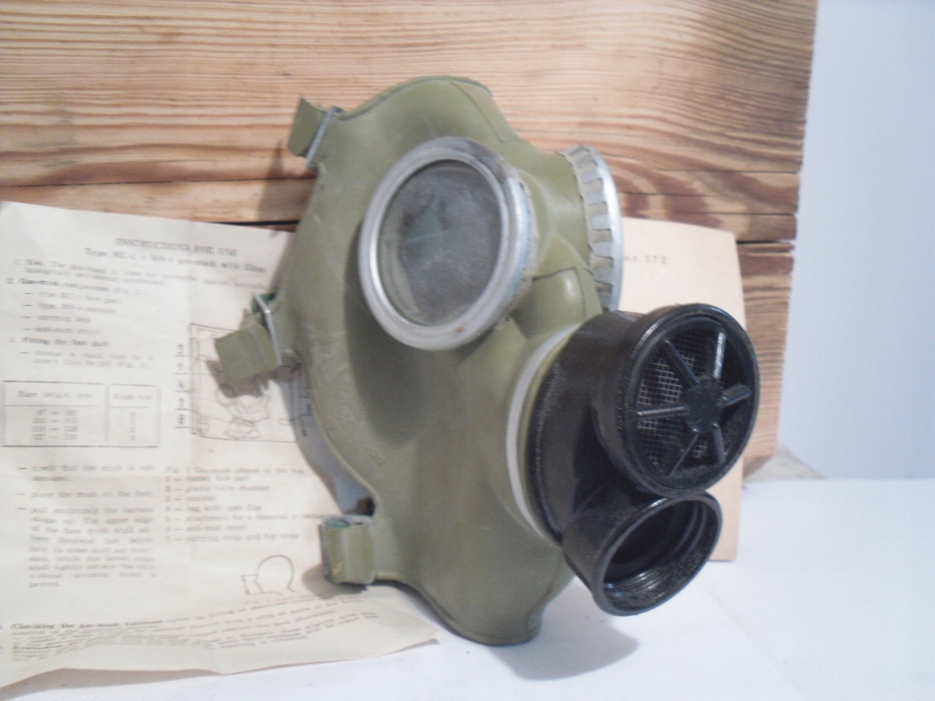 Maska przeciwgazowa MC-1 Wojsko Polskie nieużywana komplet z torbą WARTO - 14943943871 ...