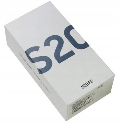 SAMSUNG GALAXY S20 FE ORYGINALNE PUDEŁKO BOX - 13056100496 - oficjalne ...
