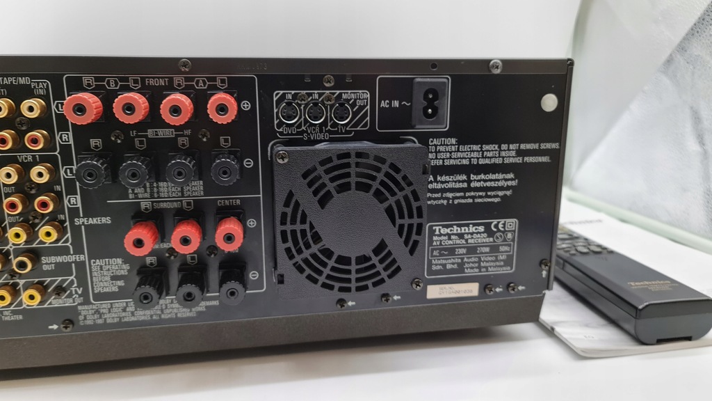 Technics SA-DA20 Amplituner Topowa maszyna + Pilot - 11727450085 - oficjalne archiwum Allegro