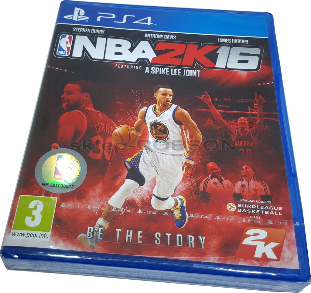 NBA 2K16 PS4 2016 NOWY PLAYSTATION 4 2K 16 ROBSON - 6898098650 - oficjalne archiwum Allegro