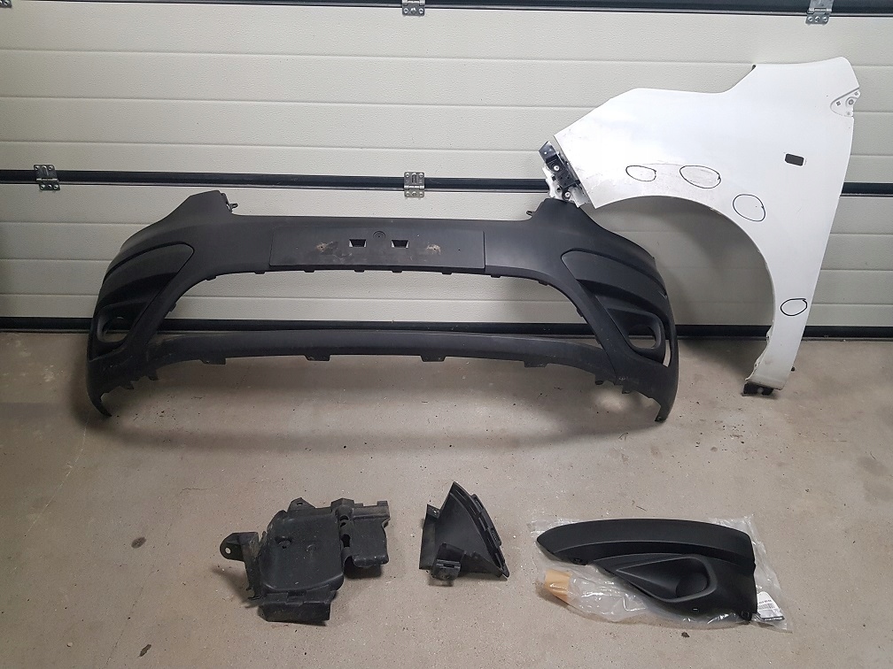 KANGOO EXPRESS III IV 4 21- KRATKA ZDERZAK PRZÓD LEWA OSŁONA PODWOZIA ...