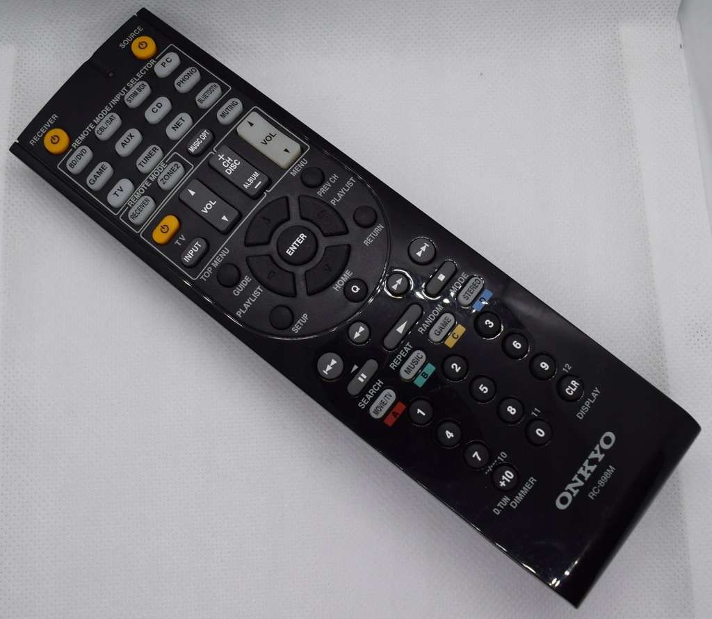 ORYGINALNY PILOT ONKYO RC-898M DO TX-NR545 - 8605598879 - oficjalne archiwum Allegro