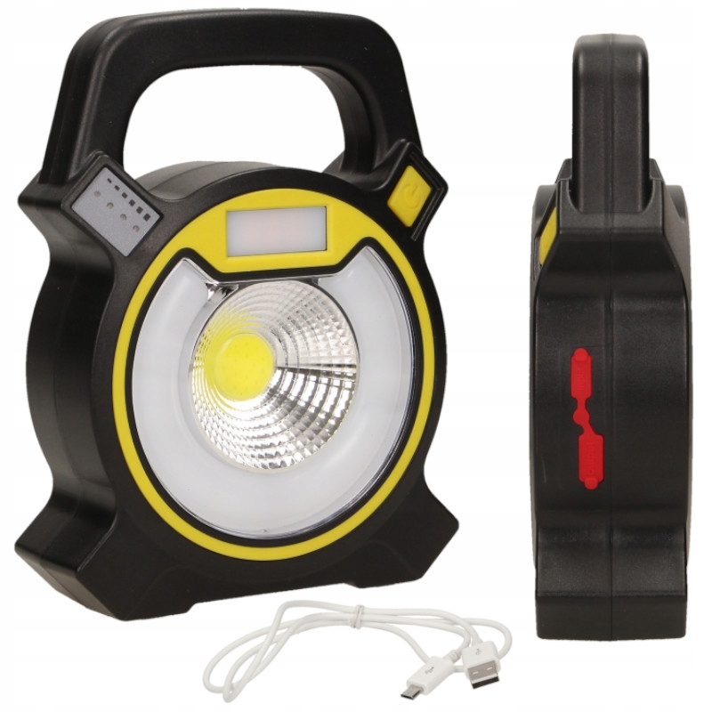 HALOGEN LED 5W LAMPA AKUMULATOROWA + POWERBANK USB - 11857770380 ...