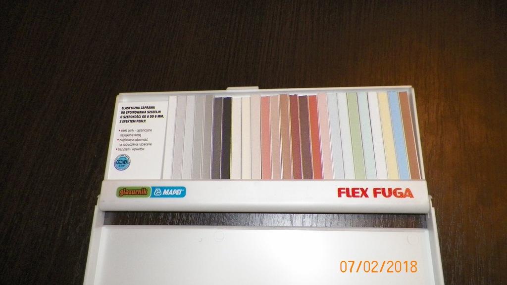 WZORNIK FUGI MAPEI ULTRACOLOR PROJEKTANT INWESTOR - 8119884794 ...
