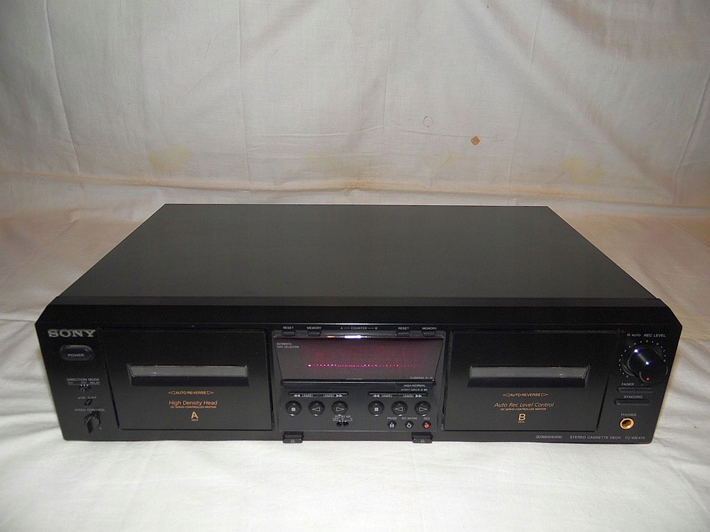 Magnetofon SONY deck TC-WE475 dwukasetowy Dolby BC - 12062867076 ...