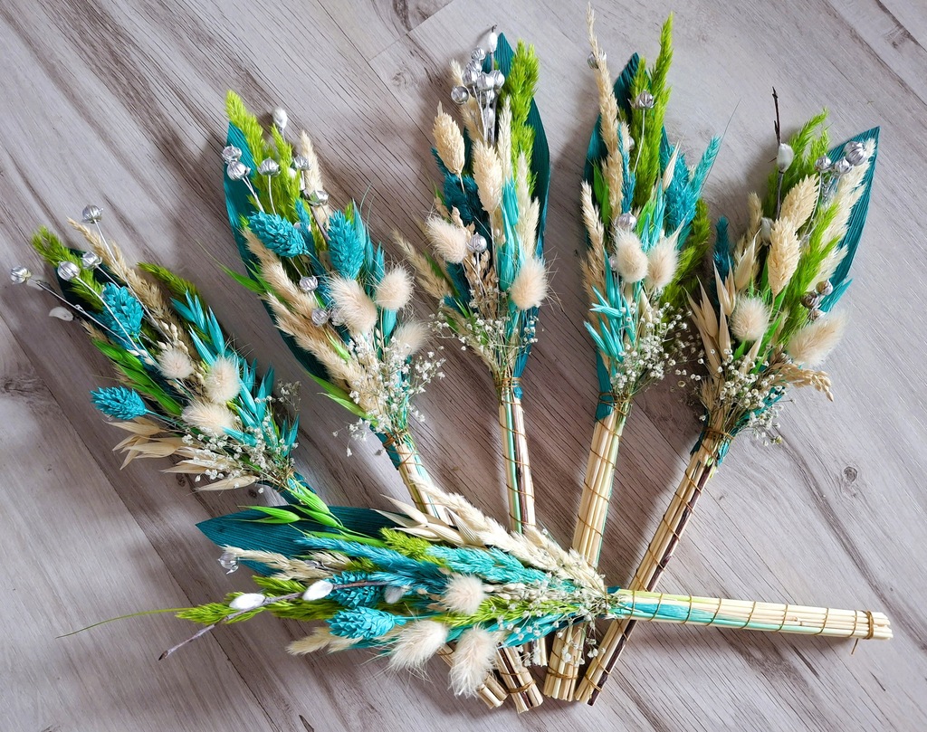 Mini palma wielkanocna dla dzieci 2025r niebieska 25 cm - 17344401888 ...